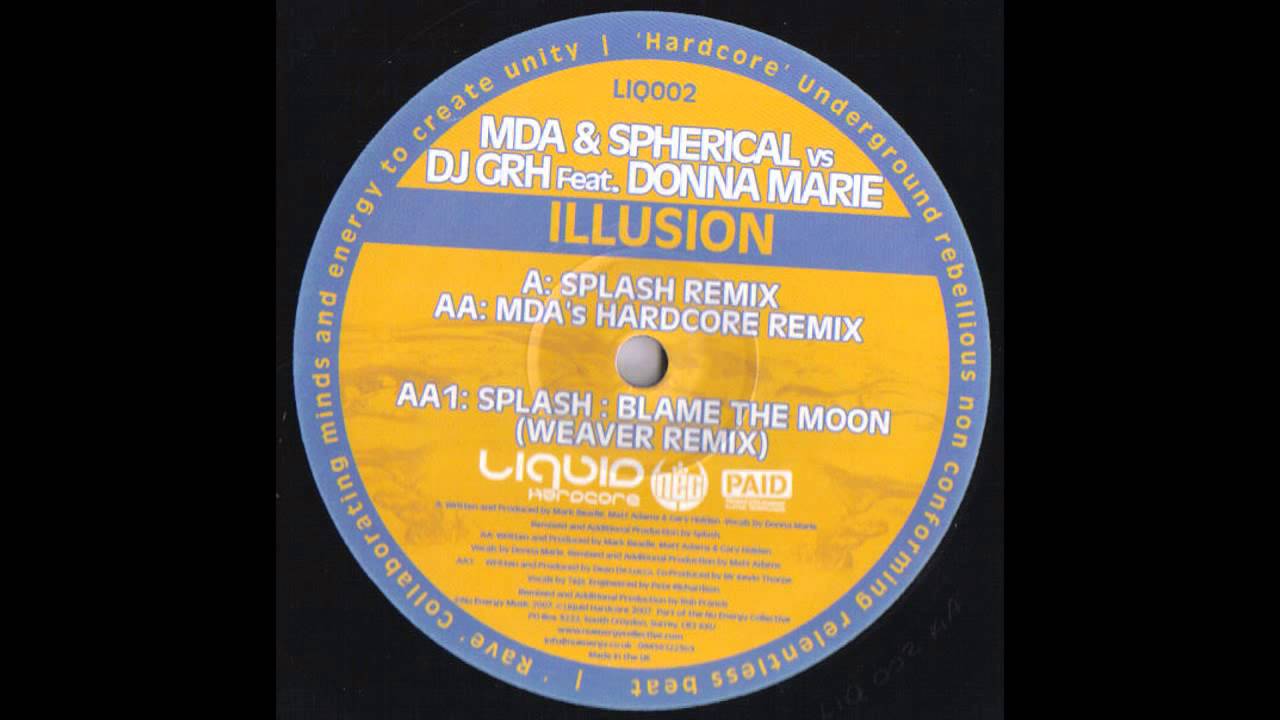 MDA & Spherical vs Dj GRH Feat. Donna Marie - Illusion (MDA's Hardcore ...