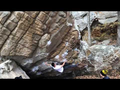 Super Mario Extension (V5) - Tennessee Bouldering: Stone Fort (Little ...