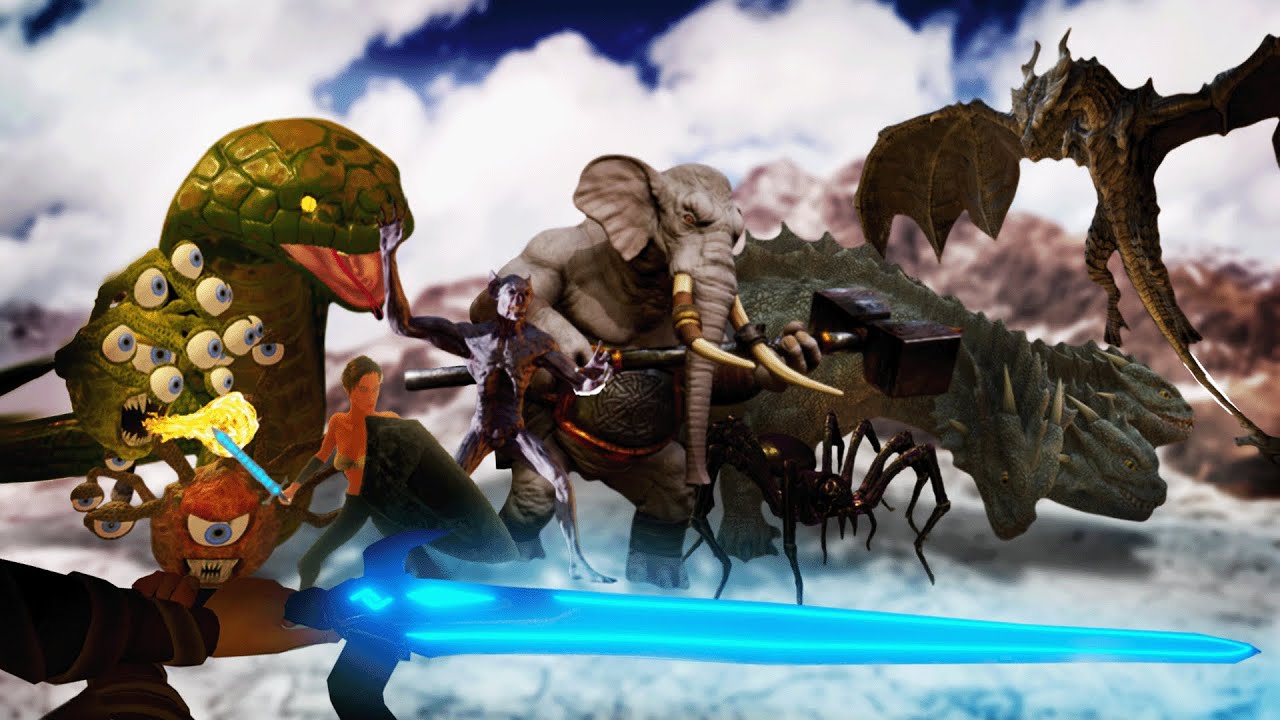 FIGHTING DEADLY CREATURES IN VR! | Monster Collector - YouTube