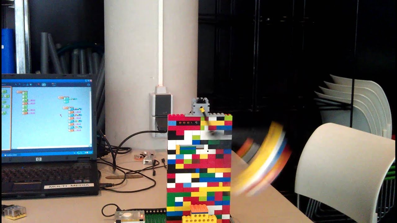 Technolab Leiden (Workshop Picocricket©) - Schommelschip over de kop ...