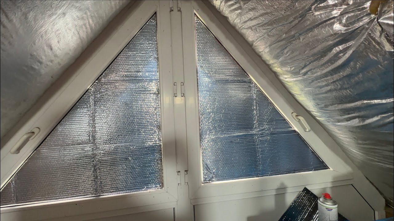 fowong Double-Sided Aluminium Foil Insulation 150 x 250 cm, Reflective ...