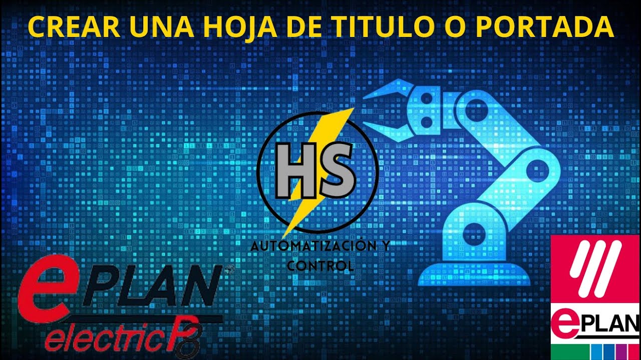 Curso Eplan Electric P8/Clase #2 - Crear Hoja de titulo o portada - YouTube