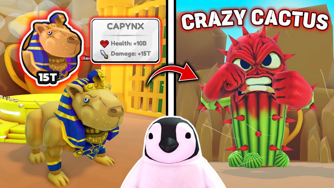 I Defeated The FINAL BOSS CRAZY CACTUS in Capybara Evolution! - YouTube