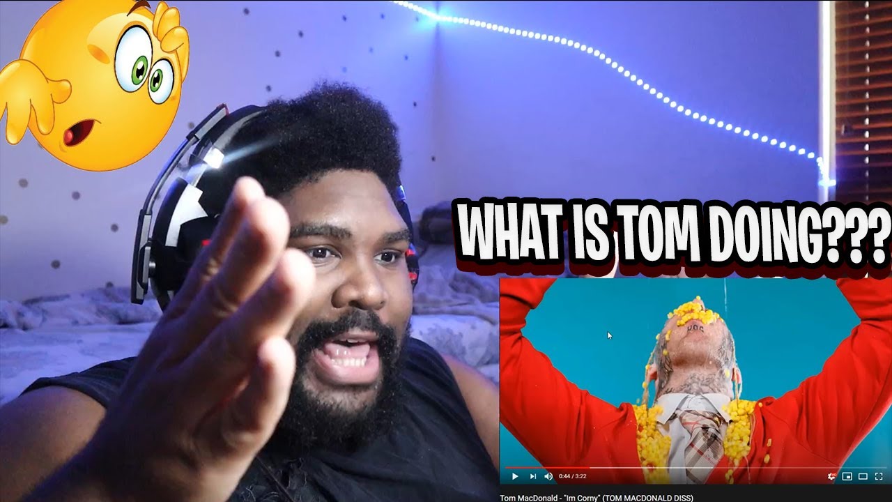 Tom MacDonald - "Im Corny" (TOM MACDONALD DISS)Reaction - YouTube
