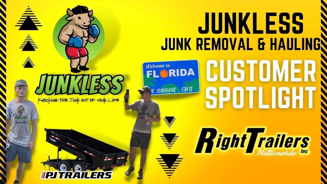 Customer Spotlight Junkless Junk Removal & Hauling - YouTube