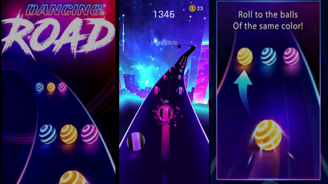 Dancing Road: Color Ball Run! - YouTube