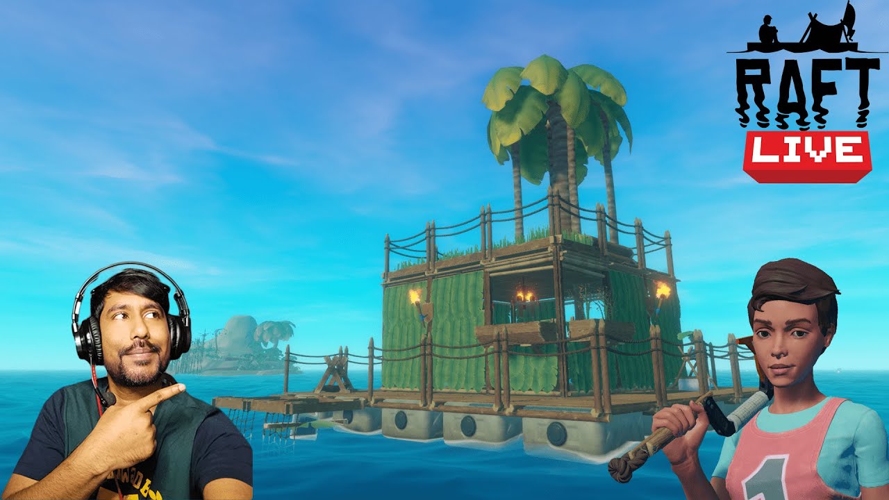 Raft in Hard Mode with OG gang | Day 3 | Near to 100 Subscriber #raft # ...