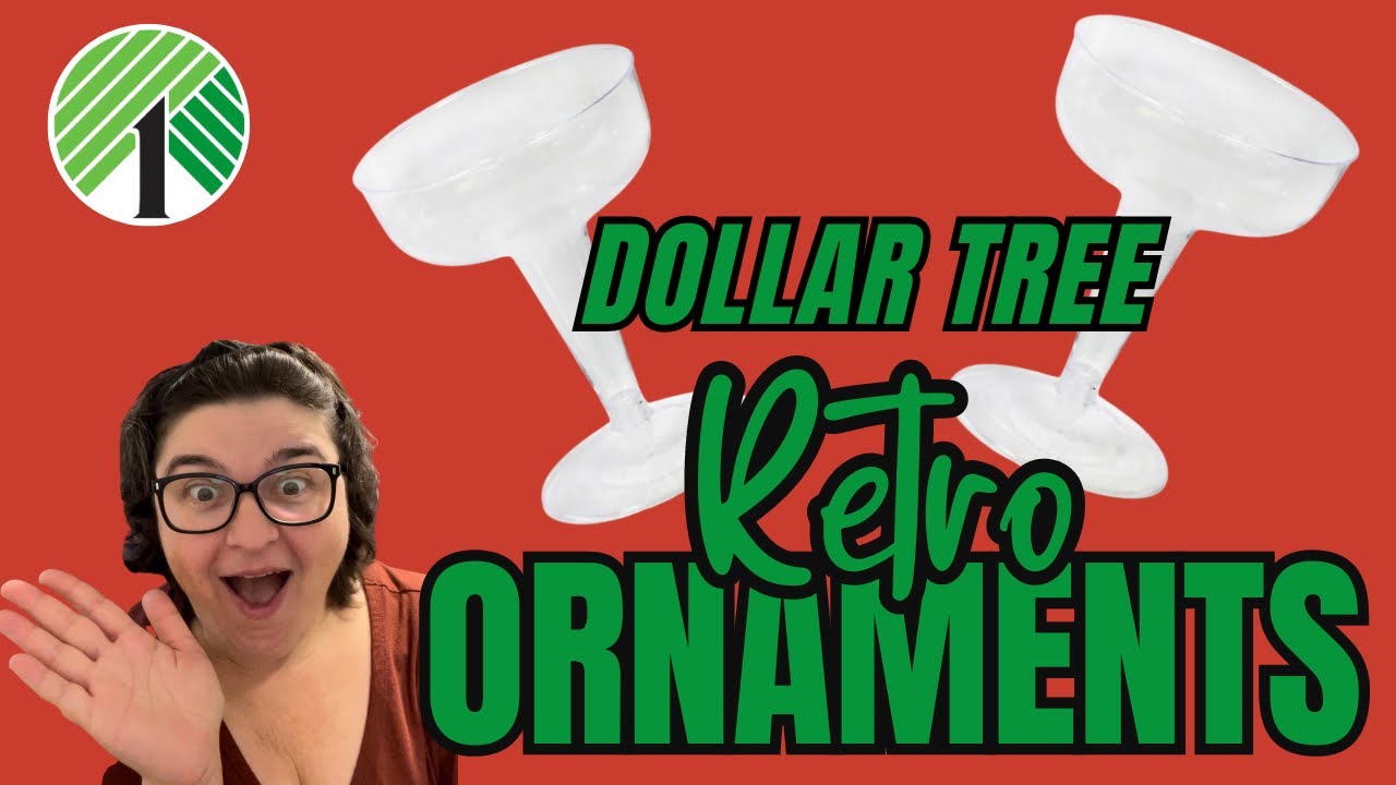 Diy Dollar Tree Retro Ornaments - YouTube
