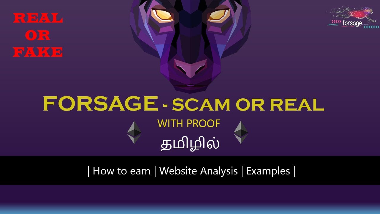 Forsage Scam or Real? With proof | Tamil | - YouTube