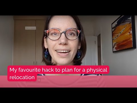 My favourite hack to plan for a physical relocation - YouTube