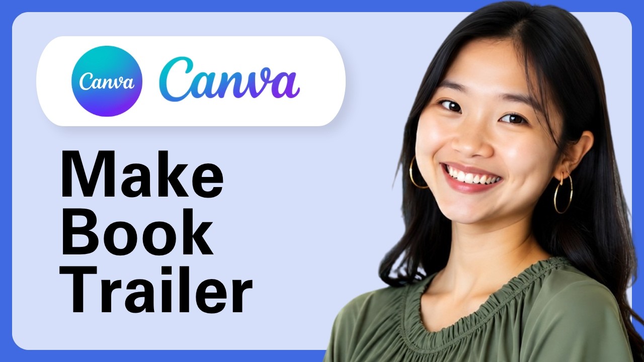 How To Make A Book Trailer On Canva - YouTube