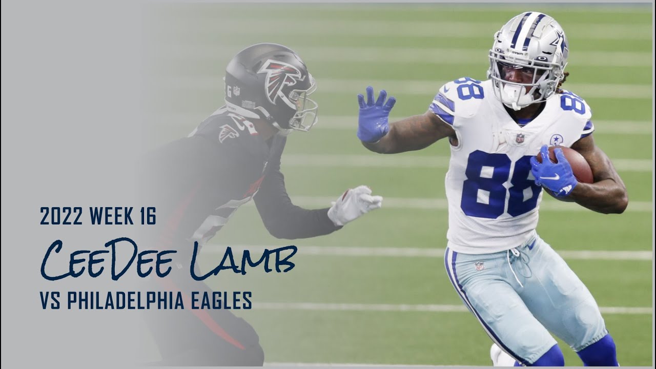 CeeDee Lamb Every Target and Catch vs Philadelphia Eagles | 2022 Week ...