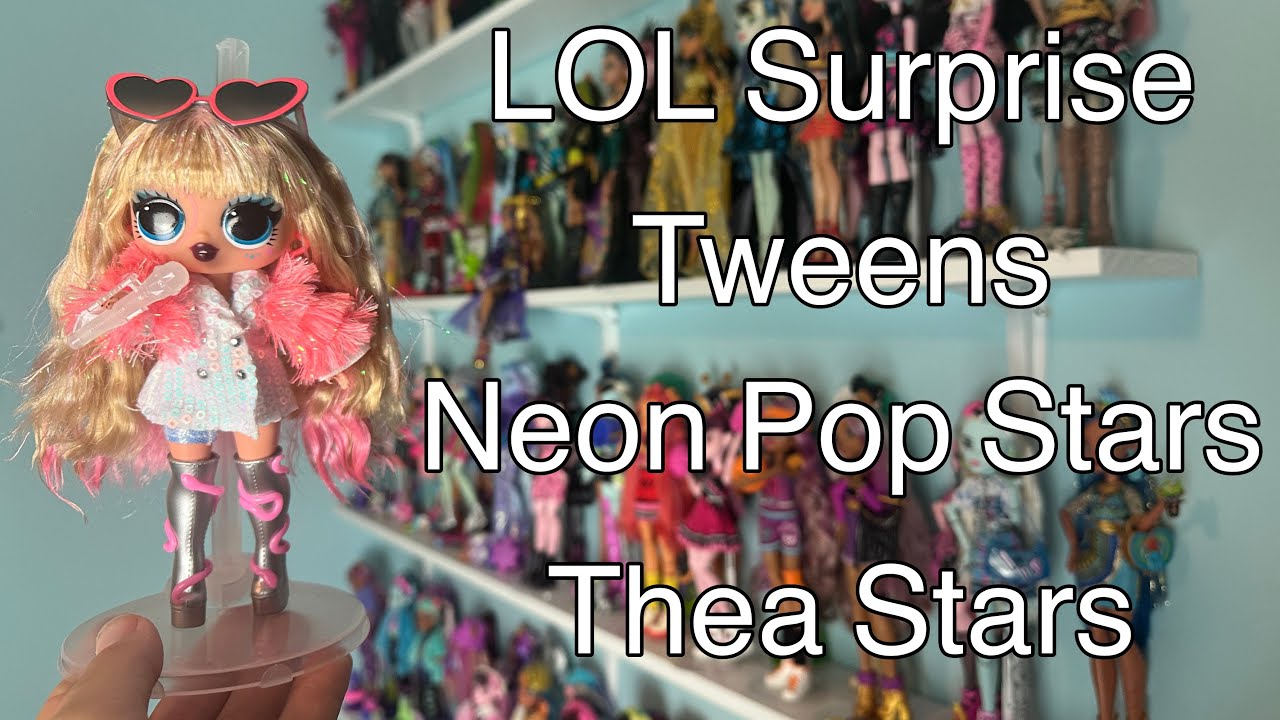 LOL Surprise Tweens Neon Pop Stars Thea Stars Unboxing || Jacob’s ...