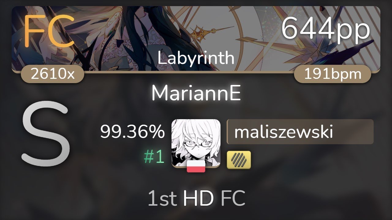 maliszewski | Yooh - MariannE [Labyrinth] 1st +HD FC 99.36% {#1 644pp ...