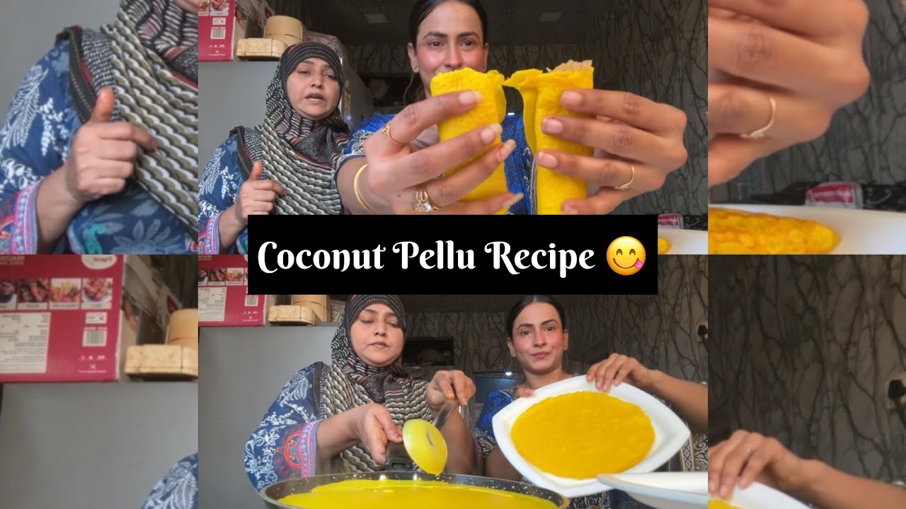 Coconut Pellu Recipe 😋 - YouTube