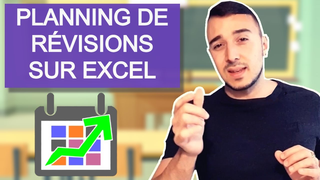 📅 PLANNING DE RÉVISIONS HEBDOMADAIRE SUR EXCEL (Créer un planning de ...