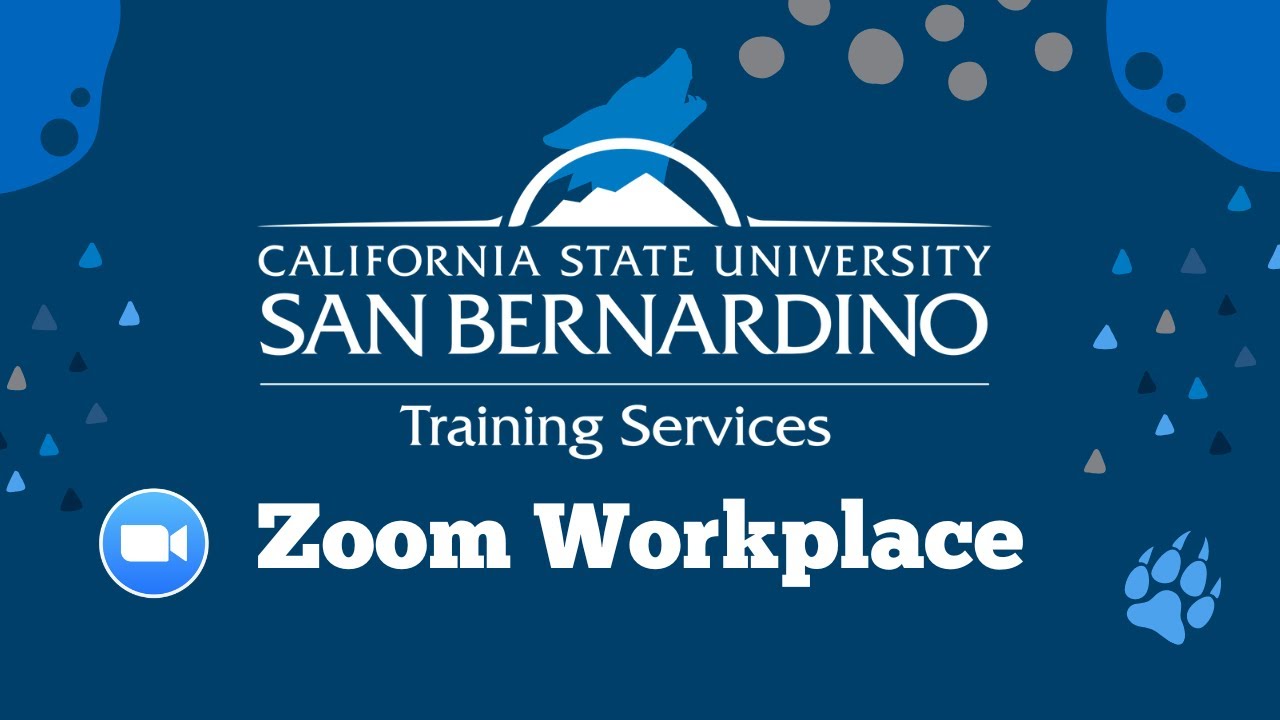 CSUSB Zoom Workplace - YouTube