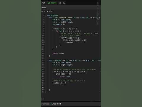 LeetCode Daily: Count Sub Islands Solution in Java | August 28, 2024 - YouTube