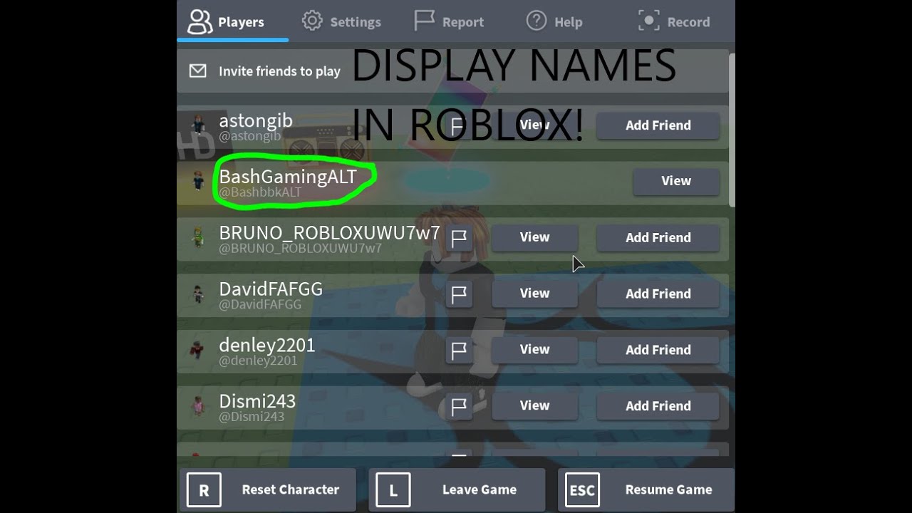 ROBLOX DISPLAY NAMES ARE BACK! - YouTube
