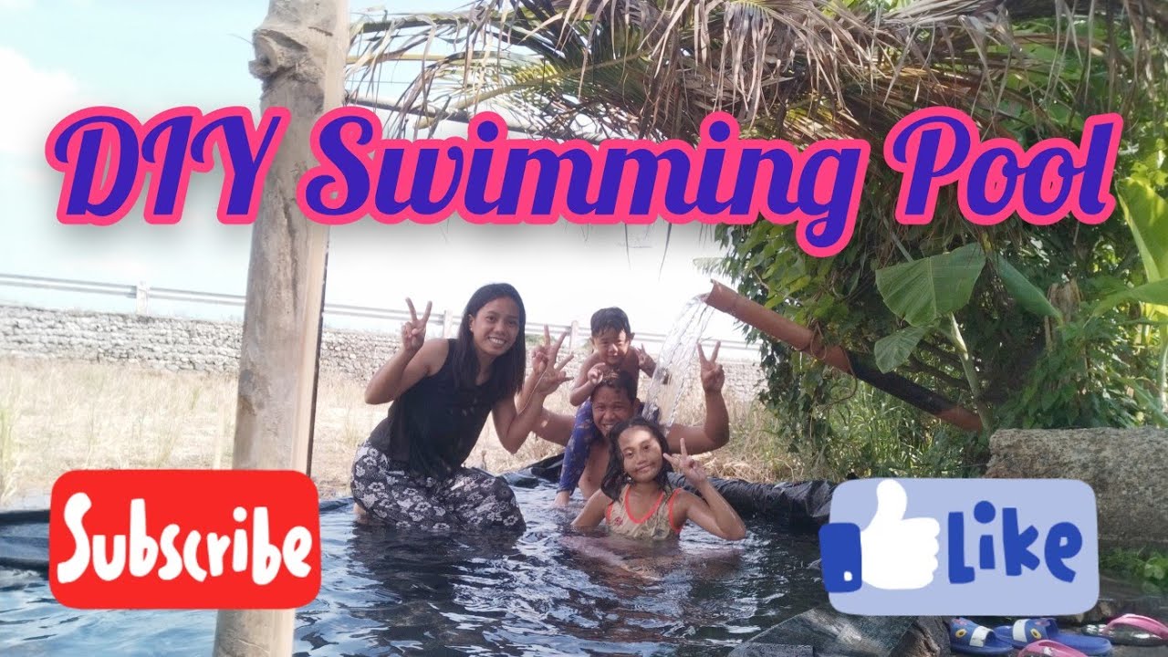 DIY/Improvised Swimming Pool/ Balik sa pagkabata.. Swimming / Province ...