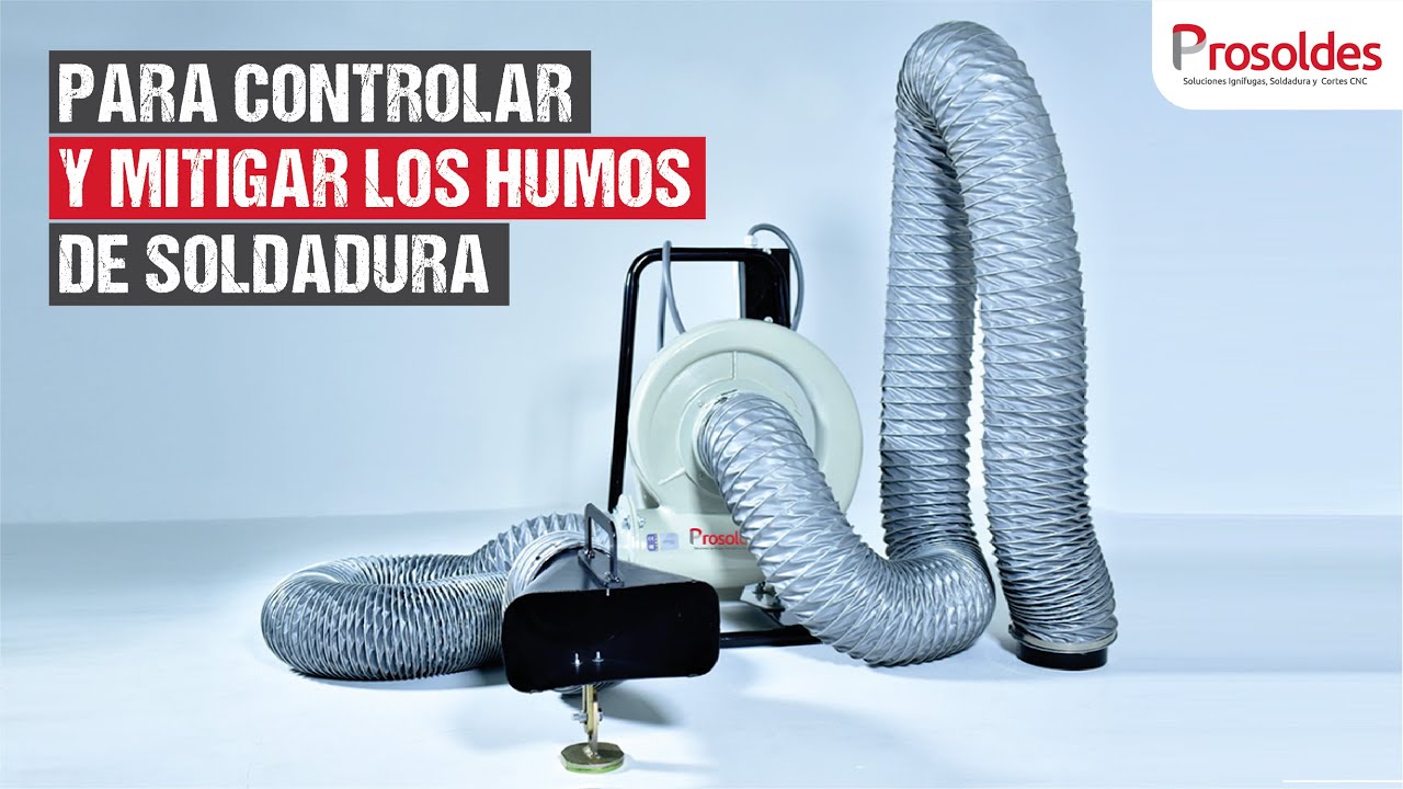 Extractor para Humos de Soldadura modelo CMA 531 | PROSOLDES - YouTube
