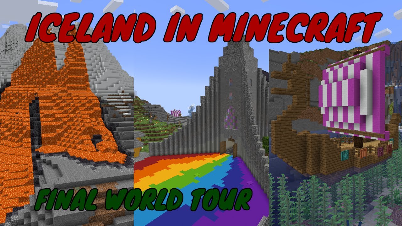 I built Iceland in Minecraft + final world tour | ErraticCraft ep. 5 ...