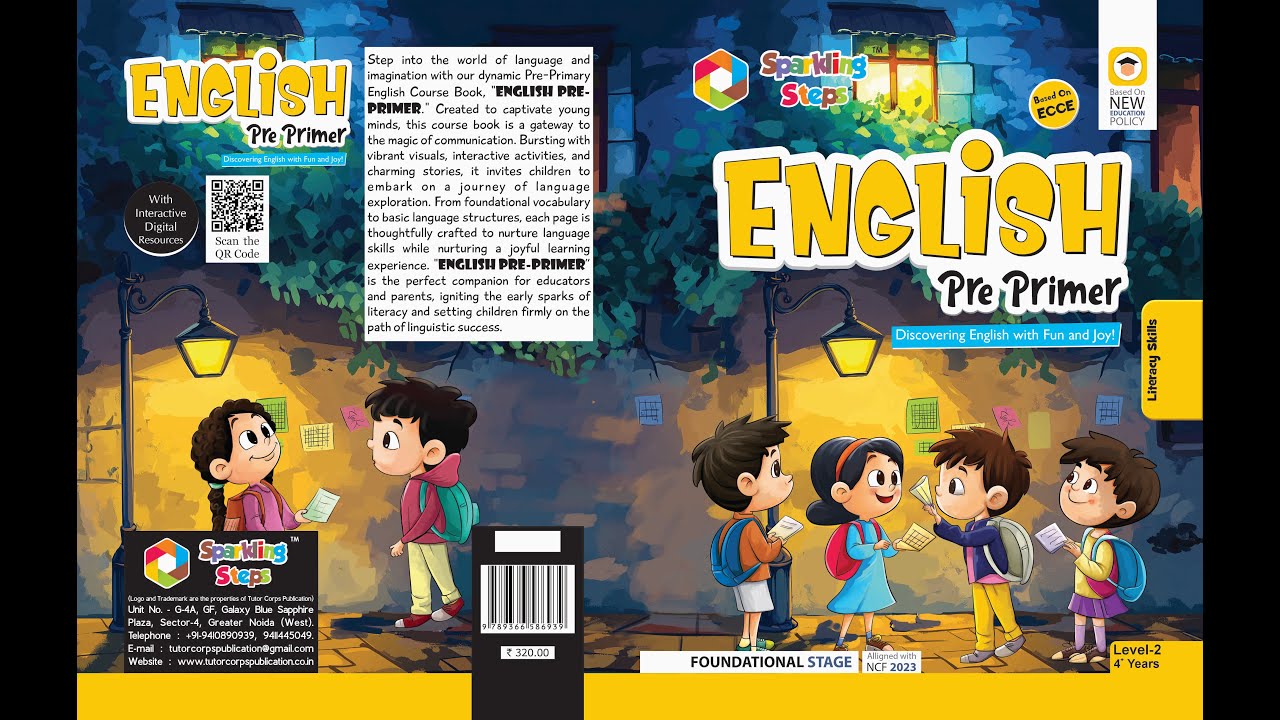Sparkling Steps | English Pre - Primer | L.K.G. | Twinkle Tunes - YouTube