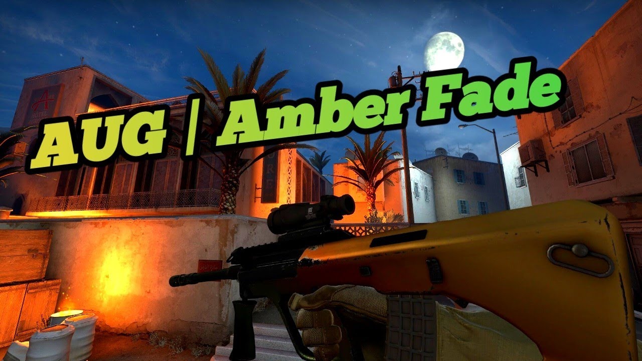 CS:GO - AUG | Amber Fade Gameplay - YouTube