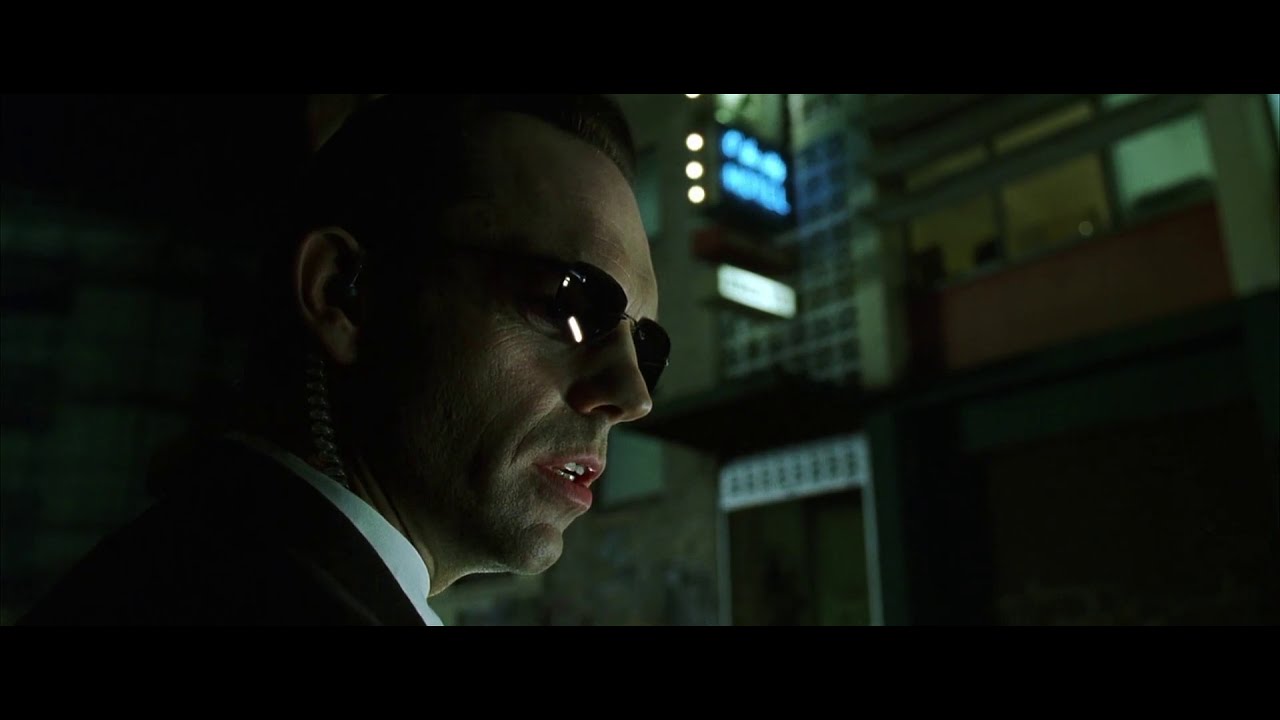 THE MATRIX | TRINITY FLYING KICK - YouTube