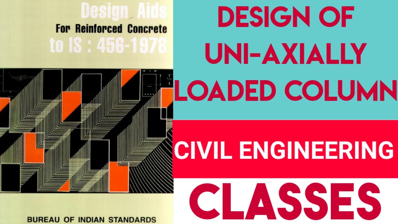 DESIGN OF UNIAXIALLY LOADED COLUMN II RCC DESIGN - YouTube