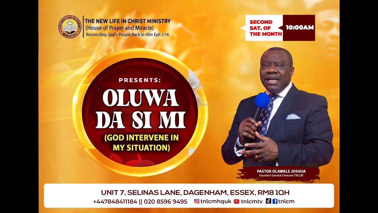 OLUWA DA SI MI : SAT. 10TH FEB 2024 - YouTube