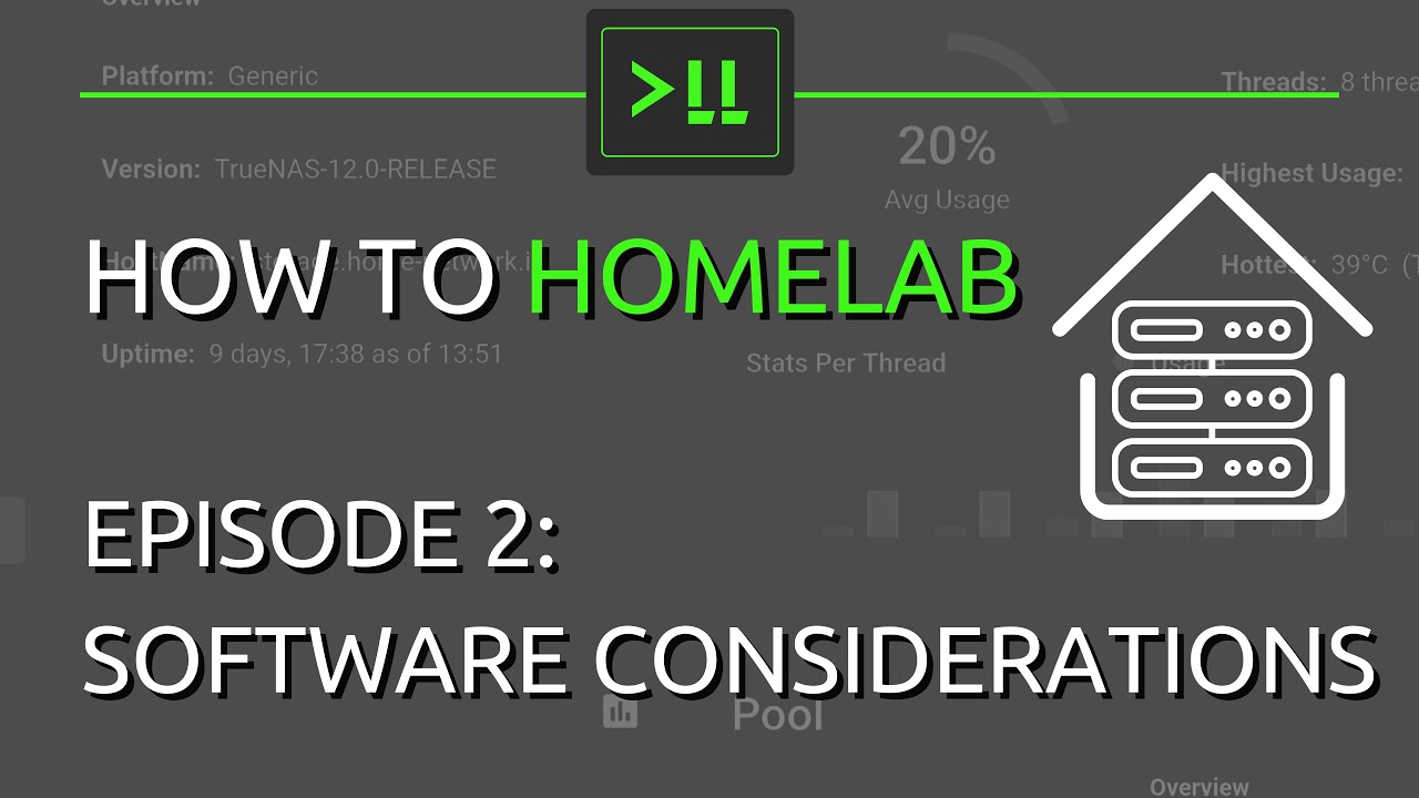 How to Homelab Episode 2 - Software Considerations - YouTube