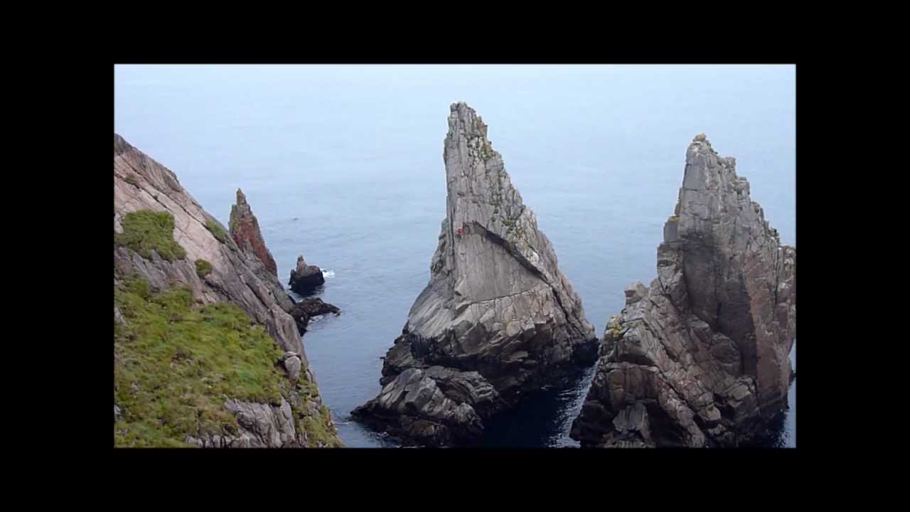 Tory Island Rock Climbing - YouTube