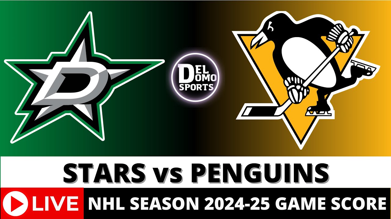 DALLAS STARS VS PITTSBURGH PENGUINS LIVE 🏒 NHL Game Score Radio Play-by ...