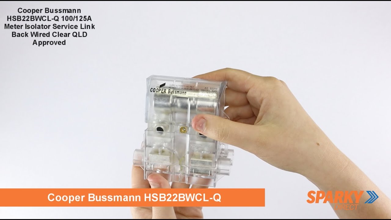 Cooper Bussmann HSB22BWCL-Q | 100/125A Meter Isolator Service Link ...