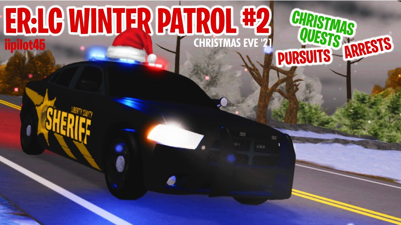ERLC Winter Patrol Gameplay #2 - Patrolling, Pursuits, Arrests, and ...