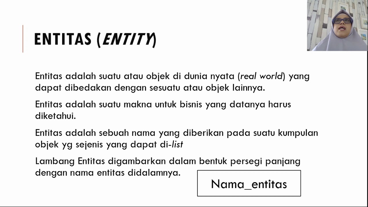 ERD #1 ENTITAS - YouTube