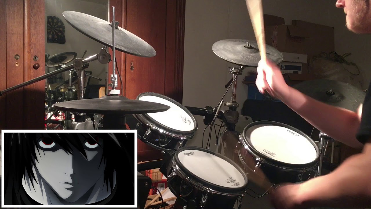 Death Note Ending 1 【デスノート】 「Alumina」 by Nightmare - Drum Cover - YouTube
