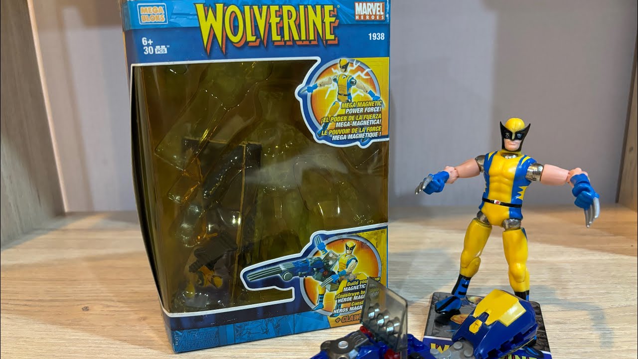 วูฟเวอรีน แม่เหล็ก action figure งานเก่า MEGA BLOCK#toy #ของเด็กเล่น ...