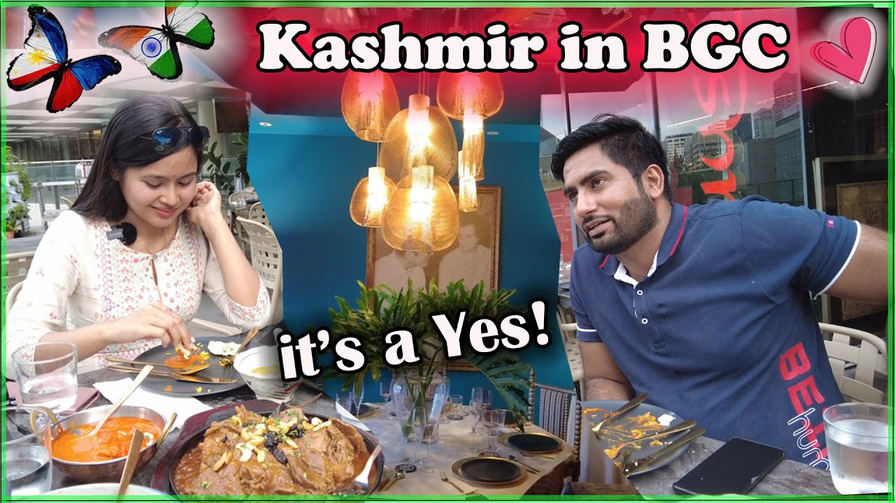 Date in Kashmir BGC // Indian Food 😍 // Filipino Indian Vlog - YouTube