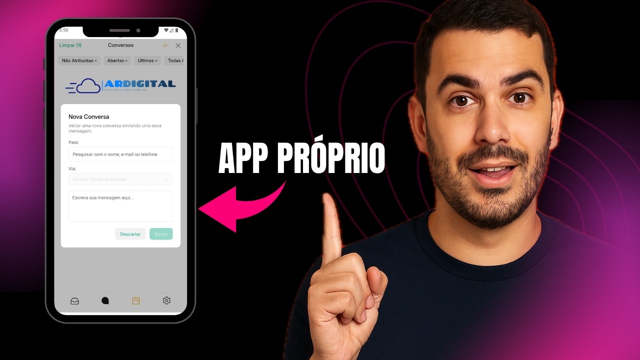 Transformamos o Chatwoot em um app próprio 😳 Veja o resultado - YouTube