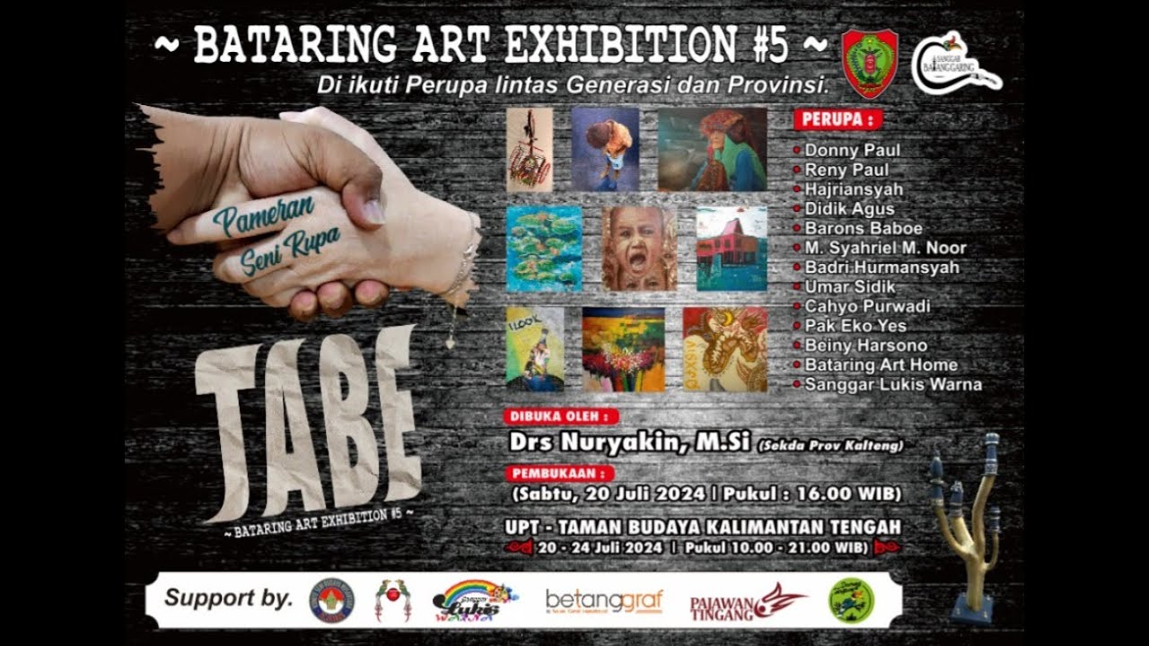 PEMBUKAAN BATARING ART EXHIBITION #5 || TABE - YouTube