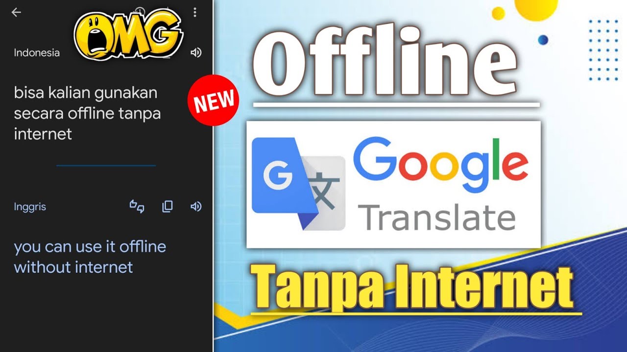 Trik Cara menggunakan google translate secara offline tanpa internet - YouTube