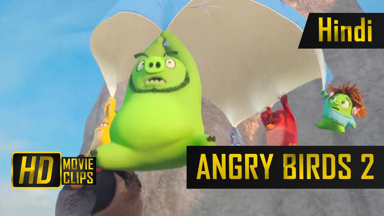 PARACHUTE SCENE HINDI | The Angry Birds Movie 2 2019 - YouTube