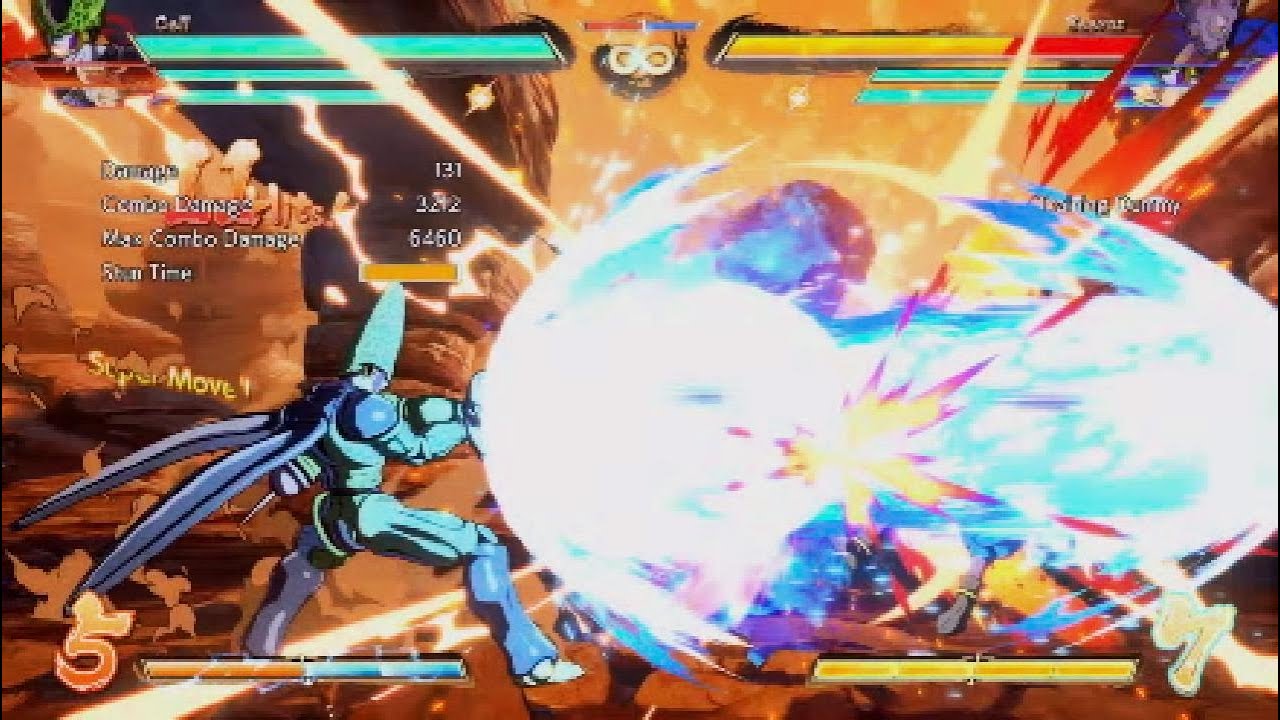 [Dbfz] Cell full screen kame whiff loop - YouTube