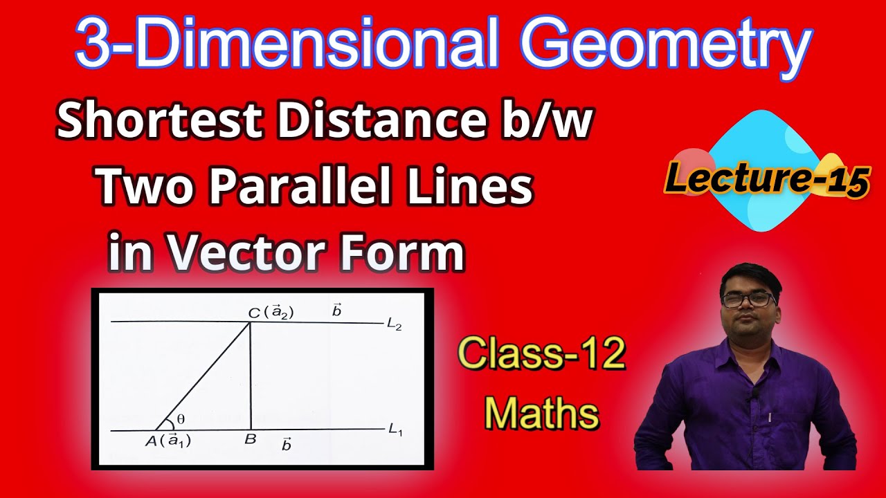3 D Geometry L 15 Shortest Distance Between Parallel Lines In Vector 3 D Geometry L 15 Shortest Distance Between Parallel Lines In Vector