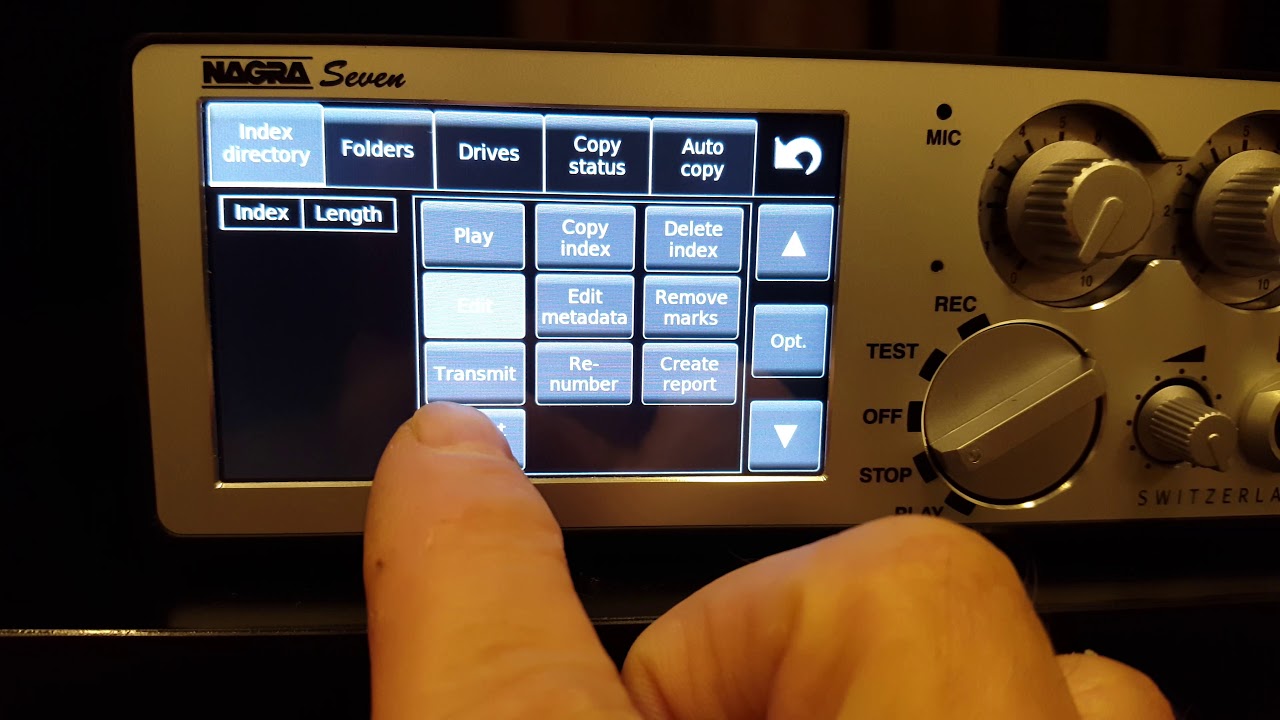Nagra 7 - Playing wav from sd card - YouTube