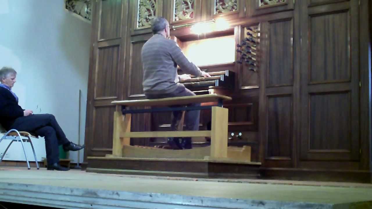 Orgelklanken aan het SCB : Jan Hooft - YouTube