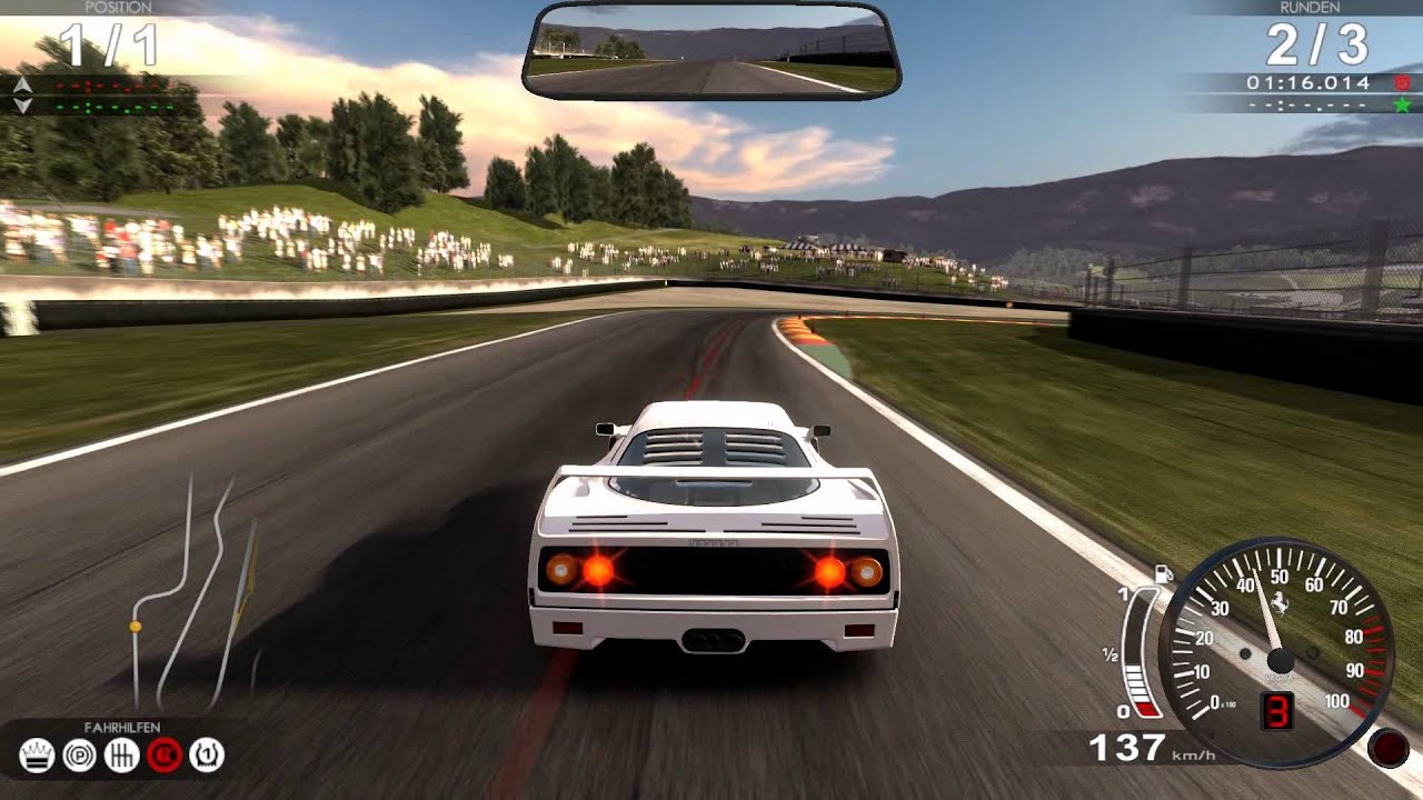 Test Drive Ferrari Racing Legends (White Ferrari F40) PC-HD GTX 770 4GB ...