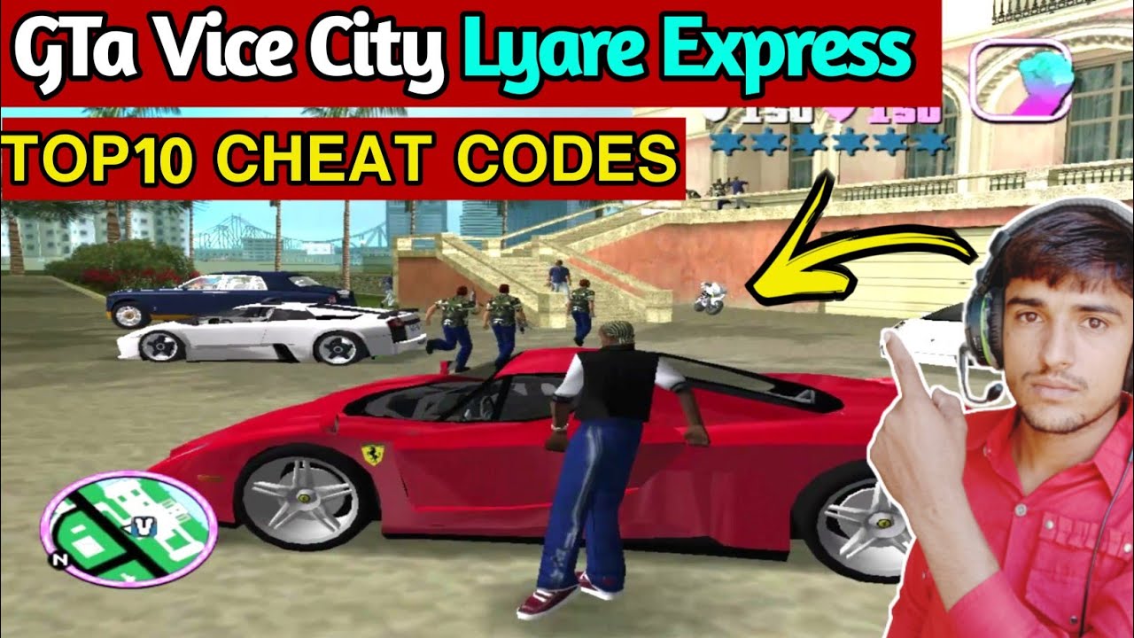 Gta:Vice City Lyare Express TOP10 Cheat Codes| TOP10 PC cheats for gta ...